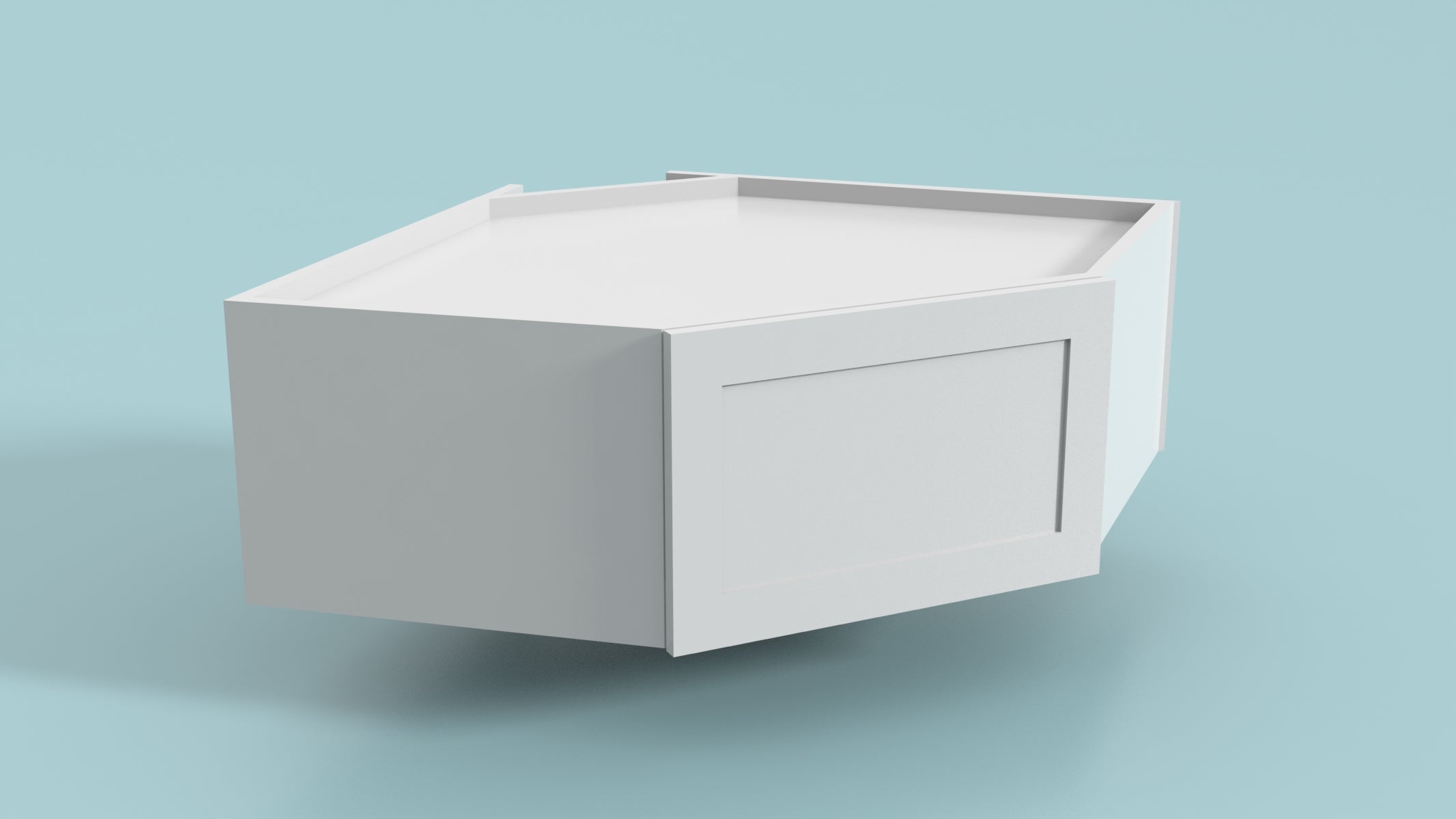 Bridge Diagonal Corner w/ Wood Door 24"x12"x12" Wall Cabinet – AG In ...